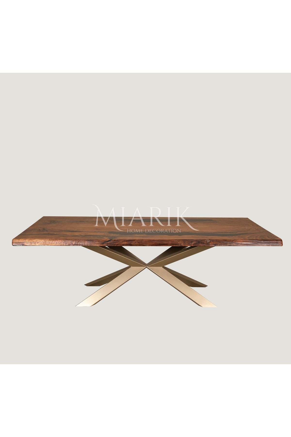 Miarik Design | Masif Ahşap Büyük Amerikan Ceviz Yemek Masası ve ...